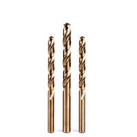 China Straight Shank M42 DIN338 HSS Drill Bits For Metal With Amber Finished for sale