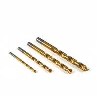 China Titanium Coated HSS P6M5 M2 Twist Drill Bits for Metal Drilling for sale