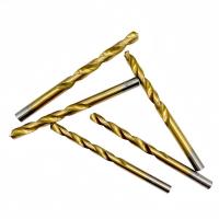 China Titanium Coated HSS P6M5 M2 Twist Drill Bits for Metal Drilling for sale
