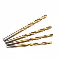 China Titanium Coated HSS P6M5 M2 Twist Drill Bits for Metal Drilling for sale