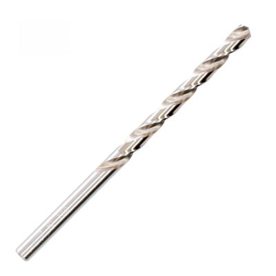 China DIN340 Standard P6M5 M2 Bright Color HSS Straight Shank Twist Drill Bit for Metal Pvc Drilling for sale
