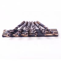 China ANSI M35 Cobalt Twist Drill Bit – 1/2 Inch Max, Three-Flat Shank, Black & Gold, for Metal Drilling for sale