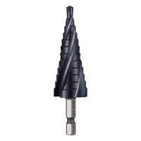 China 4 – 12MM Spiral Flute Step Drill Bit Cobalt M35 Steel  For Stainless Steel And Aluminum for sale
