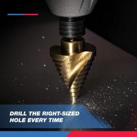 China ISO9000 HSS Drill Bit 1/8 -  1 3/8  Tin Coated Drill Bits Hex Shank for sale