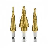 China ISO9000 HSS Drill Bit 1/8 -  1 3/8  Tin Coated Drill Bits Hex Shank for sale