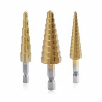 China HSS Spiral Drill Bit TiN Coated 3 Flat Shank For Plastic for sale