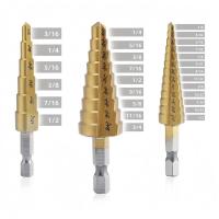 China HSS Spiral Drill Bit TiN Coated 3 Flat Shank For Plastic for sale
