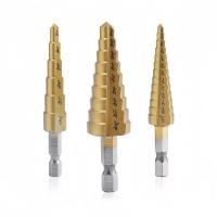 China HSS Spiral Drill Bit TiN Coated 3 Flat Shank For Plastic for sale