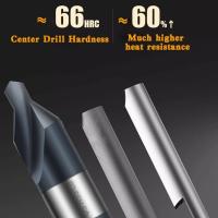 China Cobalt Center Hss Cobalt Drill Bits For Metal Spot Drilling  HRC65 - 67 for sale