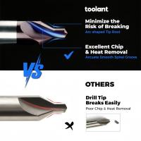 China TiAlN Coated HSS Drill Bit Cutting Tool M35 Cobalt HSS For Stainless Alloy for sale