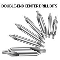 China M2 Center Drill Hss Ground Drill Bits DIN333 Tools For Soft Metal Drilling EN RU Pack for sale
