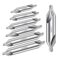 China M2 Center Drill Hss Ground Drill Bits DIN333 Tools For Soft Metal Drilling EN RU Pack for sale