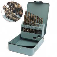 China M35 Cobalt HSS Drill Bit Kit (21pcs) – 135° Split Point, Fractional Sizes with Index Case for sale