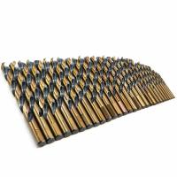 China 29PC High Speed Steel Drill Bits (1/16–1/2 in) – Black & Gold, Three Flat Shank, Indexed Storage for sale
