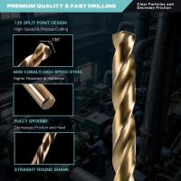 China Round Drill Set Twist 115 Piece M35 14mm Drill Bit For Steel for sale