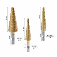China Customize Hex Shank Titanium Coated Hss Drill Bits Hss Cutter Bit for sale