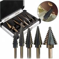 China 5 Piece Hss Hole Saw Kit Black Gold Oxide HSS Cobalt Drill Bit Set For Hardened Steel for sale