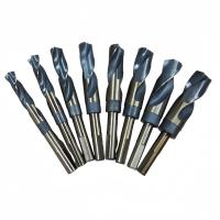 China 8 Piece Drill Bit Set Silver Deming Coal Mining Drill Bits Amber Black Coated for sale