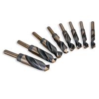 China 8 Piece Drill Bit Set Silver Deming Coal Mining Drill Bits Amber Black Coated for sale