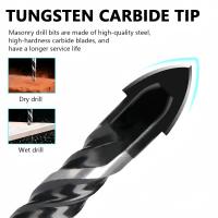 China Milled Flutes  Masonry Bit DIN8039  8mm Concrete Drill Bit Tungsten Carbide 1 4 for sale