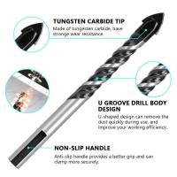 China Milled Flutes  Masonry Bit DIN8039  8mm Concrete Drill Bit Tungsten Carbide 1 4 for sale