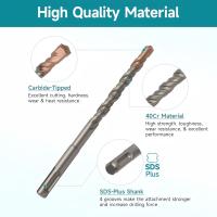 China SDS Plus & SDS Max Drill Bits: Full Size Range (5mm to 52mm) for Rotary Hammers for sale