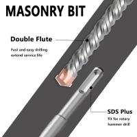 China 1 Inch Walls / Stones Sds Hammer Drill With Milled Flutes And Auto-Welded Tip for sale