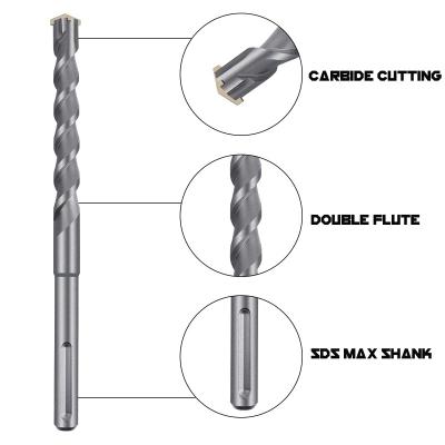 China Multi Cutter Fast Professional SDS-Max Shank -TIP2 Drill Bit , SDS Hammer Drill Bits for sale