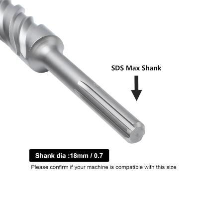 China 40Cr Sandblasted SDS Drill Bit 12mm R Flute Sds Hammer Drill for sale
