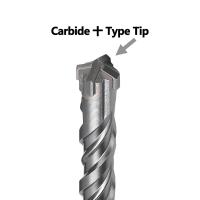 China 40Cr Sandblasted SDS Drill Bit 12mm R Flute Sds Hammer Drill for sale