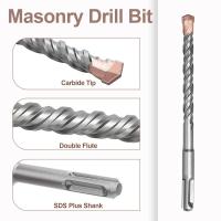 China Bricks Concrete SDS Drill Bit Single Double  Hammer Drill Bits for sale