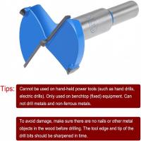 China Forstner Drill Bits 35mm, Tungsten Carbide Wood Hole Saw Woodworking Hinge Hole Drilling Boring Bit Cutter for sale