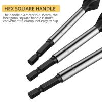China 16mm Hex Shank Wood Drill Bit  Four Flutes Double Spurs Wood Auger Drill Bit With Slot for sale