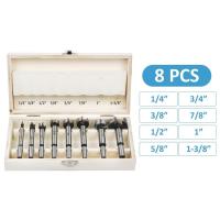 China Precision 8-Piece Forstner Bit Set (1/4