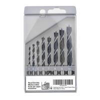 China 8-Piece Brad Point Wood Drill Bit Set | Precision Center Spur & Dual Cutting Spurs | High Carbon Steel Straight Shank Wood Boring Kit for Zero-Splinter Drilling for sale