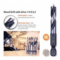 China SAE Stubby Woodworking Drill Bits (1/16