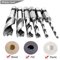 China 4241 Stubby Auger Bit Set 6pcs 1/4