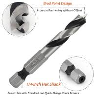 China 4241 Stubby Auger Bit Set 6pcs 1/4