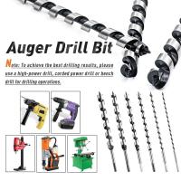 China 12 Inch Wood Drill Bit Hex Shank 6 Piece Wood Splitter Drill Bit for sale