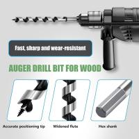 China 230mm 450mm Woodworking Drill Bits  6mm - 25mm  Metric Drill Bits for sale