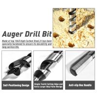 China Hex Shank Wood Auger 1/4