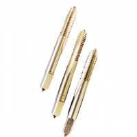 China M4 x 0.7 DIN 352 Hand Tap Set | Industrial Grade HSS-M2 (Cobalt Optional) | Precise 3-pc Threading Kit for Alloy Steel & Iron for sale