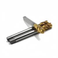 China DIN 371/376 HSS-E M35 TiN Coated Spiral Flute Taps | M2-M42 Cobalt Machine Taps for Blind Holes for sale