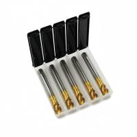 China DIN 371/376 HSS-E M35 TiN Coated Spiral Flute Taps | M2-M42 Cobalt Machine Taps for Blind Holes for sale