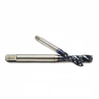 China Industrial TiCN Blue-Grey Coated HSSE M35 Machine Taps | 35° Spiral Flute 6H Taps for Stainless Steel for sale