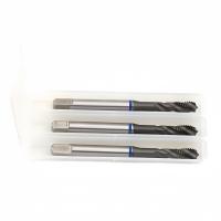 China Industrial TiCN Blue-Grey Coated HSSE M35 Machine Taps | 35° Spiral Flute 6H Taps for Blind Hole Tapping for sale