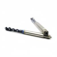 China Industrial TiCN Blue-Grey Coated HSSE M35 Machine Taps | 35° Spiral Flute 6H Taps for Blind Hole Tapping for sale
