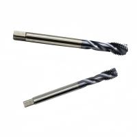 China Industrial TiCN Blue-Grey Coated HSSE M35 Machine Taps | 35° Spiral Flute 6H Taps for Blind Hole Tapping for sale