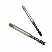 China Industrial TiCN Blue-Grey Coated HSSE M35 Machine Taps | 35° Spiral Flute 6H Taps for Blind Hole Tapping for sale