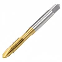China Industrial Gold TiN Coated HSSE M2 Machine Taps | ISO 529 Spiral Point 6H Taps for High-Speed Steel for sale